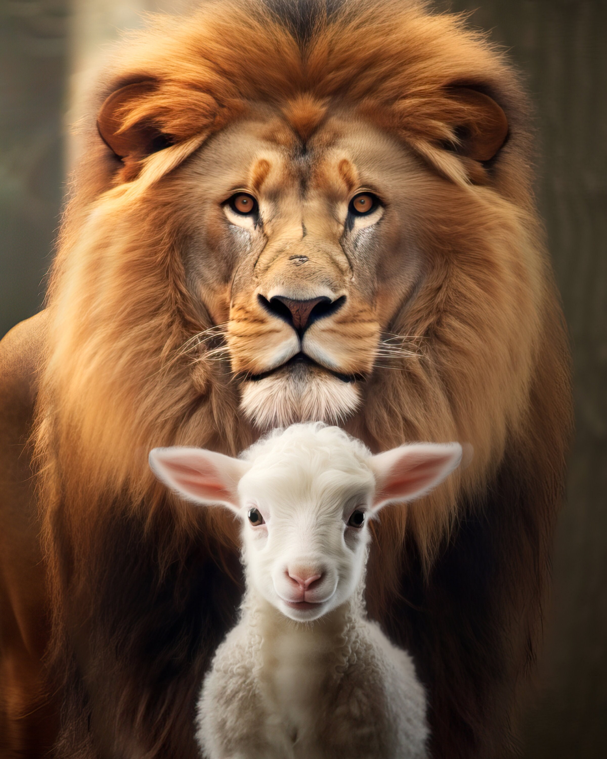Lion and the Lamb, DIGITAL DOWNLOAD, Tribe of Judah, Lion, Lamb, Christ ...