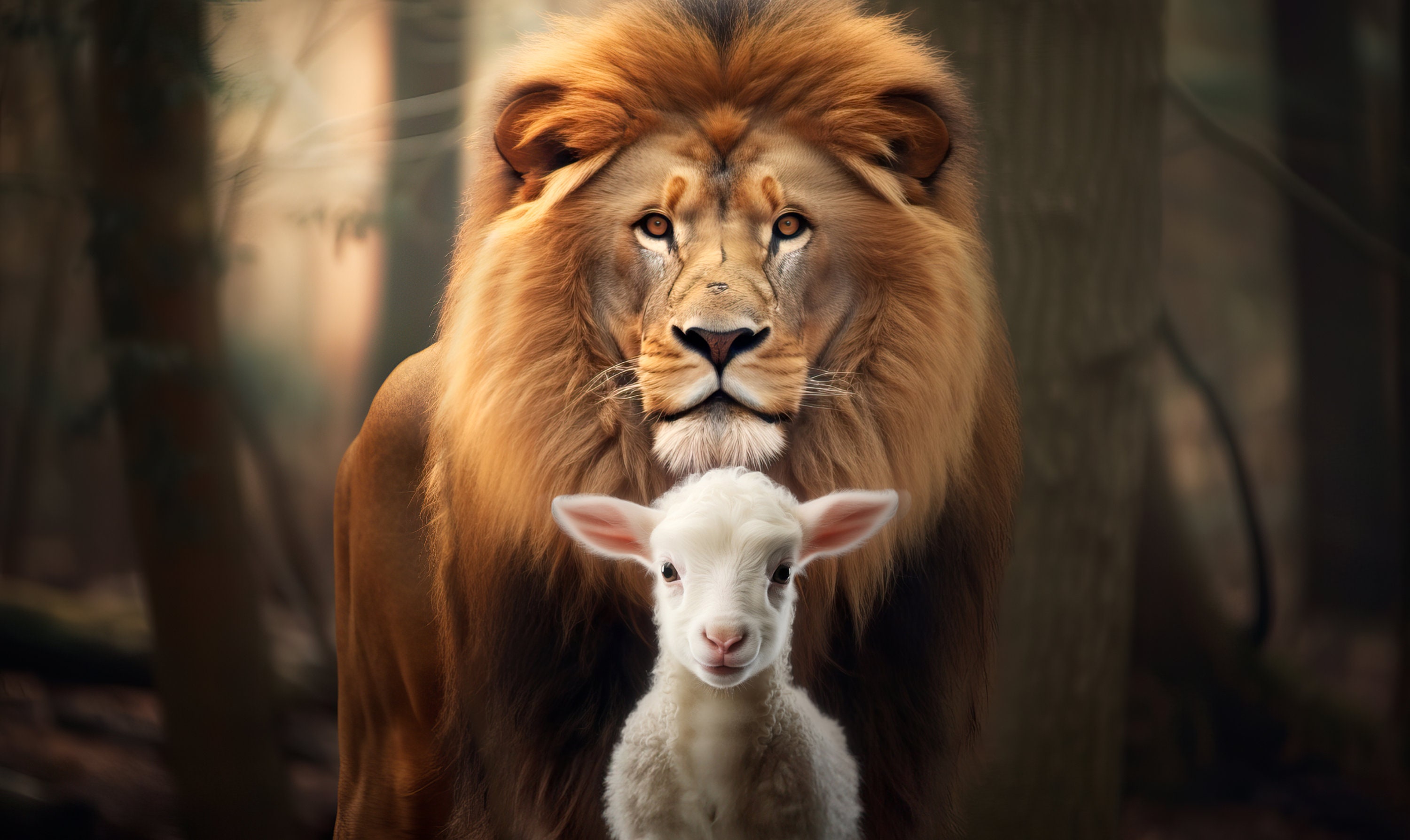 Lion and the Lamb, DIGITAL DOWNLOAD, Tribe of Judah, Lion, Lamb, Christ ...