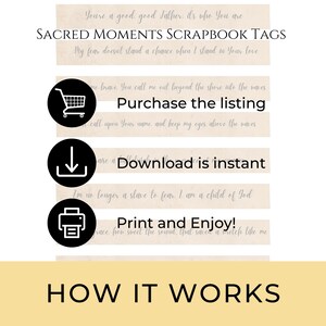 Faith & Encouragement Tags for Scrapbooking - Christian Junk Journal ...