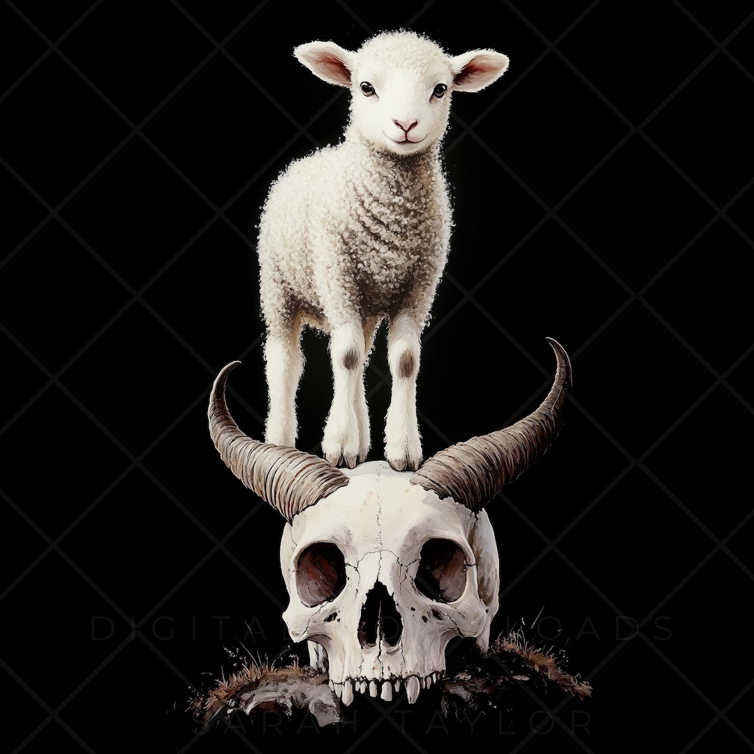 Lamb of God Victory Art: Christian Triumph Over Evil (digital Download ...