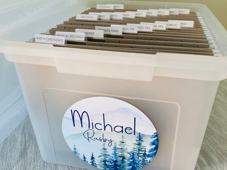 Milestone Tote Baby Memory Box Kids Keepsake Box Kids - Etsy