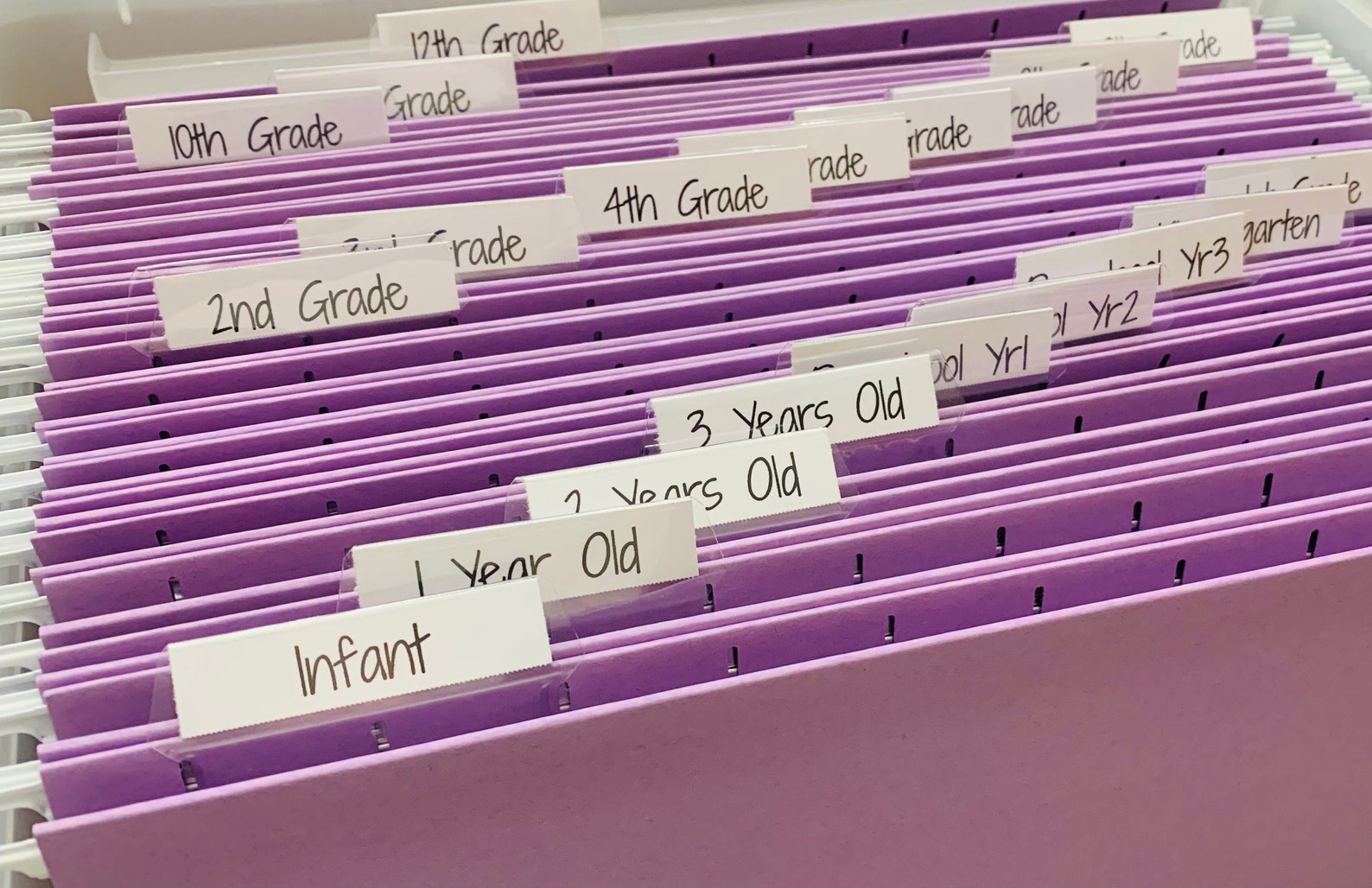 Kids File Box Labels School Memory Box Labels Milestone | Etsy