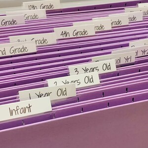 Kids File Box Labels , School Memory Box Labels , Milestone Box Labels ...