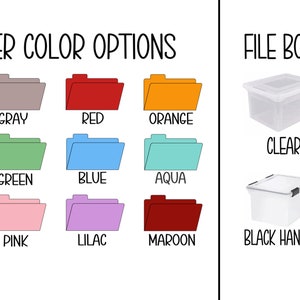 Household Filing System , Home Documents File Box , Important Document ...