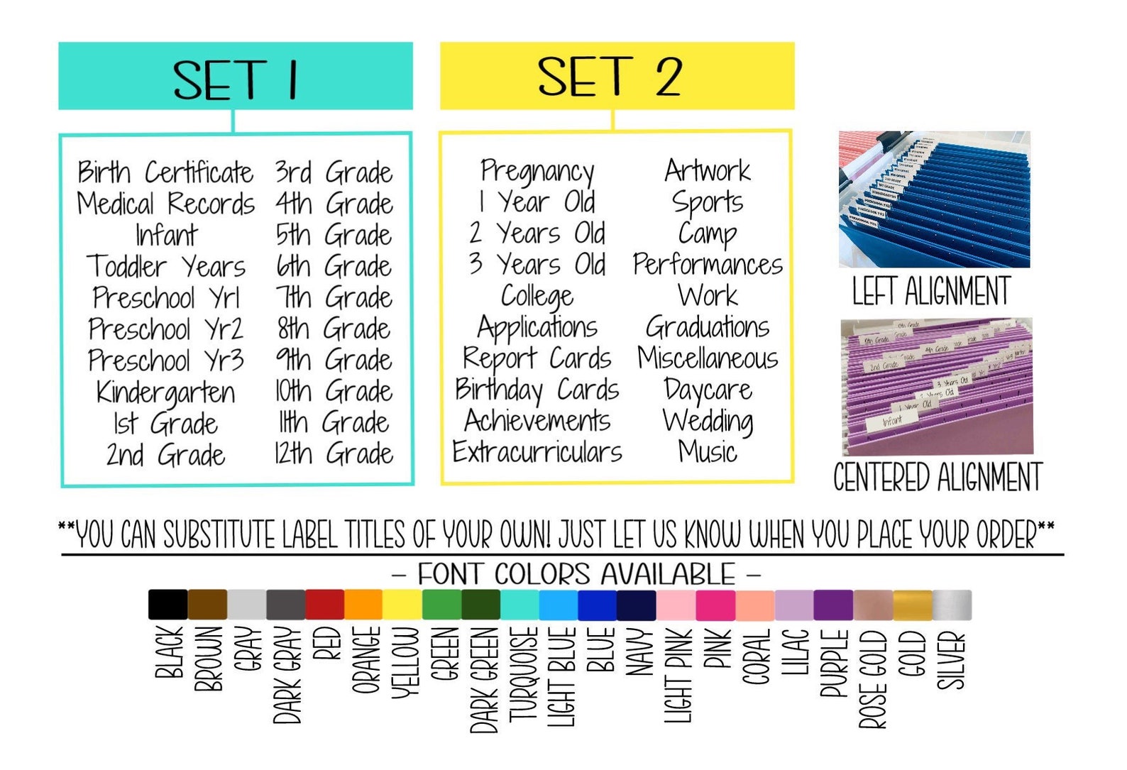 Organization School Box DIY Kit, Kids File Box Kit , Milestone Tote ...