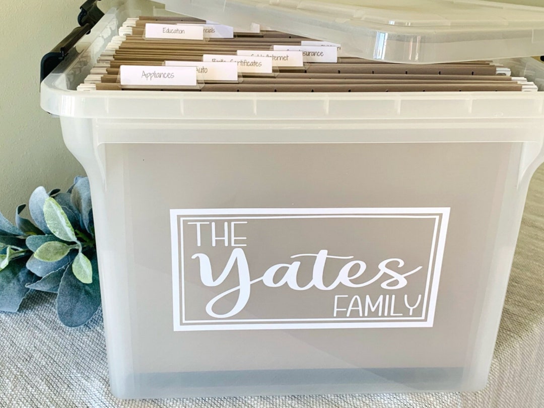 Home Organization Box , Important Document Organizer , Housewarming ...