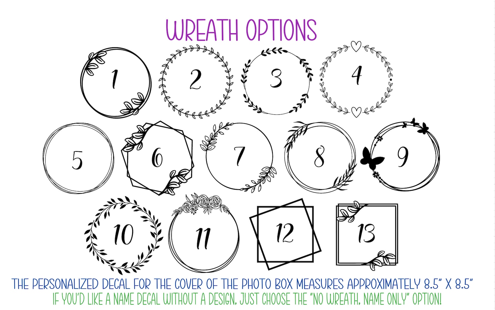 Baby Monthly Milestone Photo Box , First Year Baby Memory Box ...