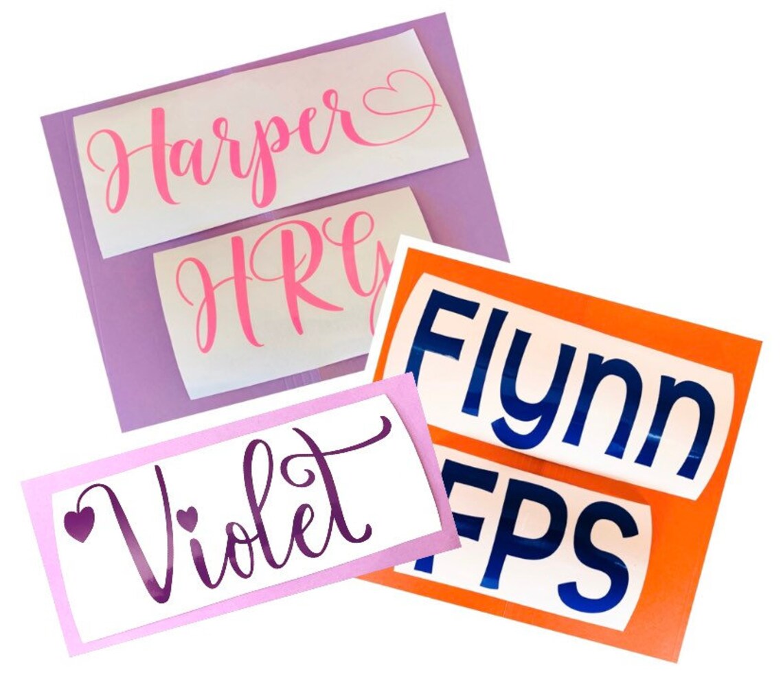 Milestone Tote Decal Personalized Memory Box Decal Baby - Etsy