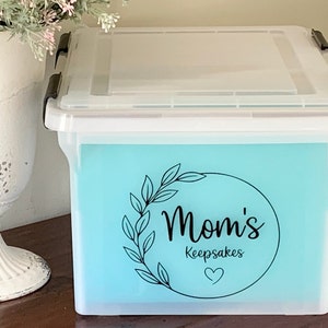 Family Keepsake Box, Parent's Memory Box, Parent's Keepsake Box, Dad's ...