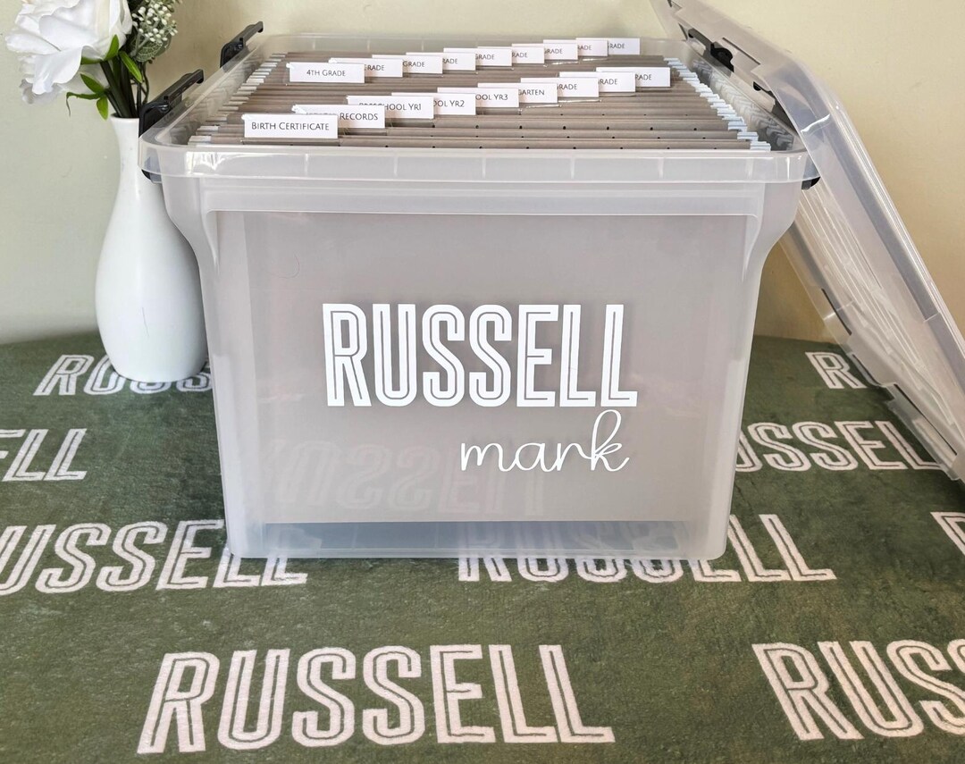 School Organization Box , School Memory Box , Baby Keepsake Box ,baby ...