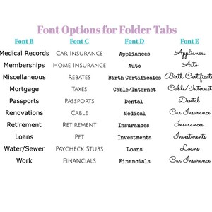 Home Documents File Box , Important Document Organizer , Household ...