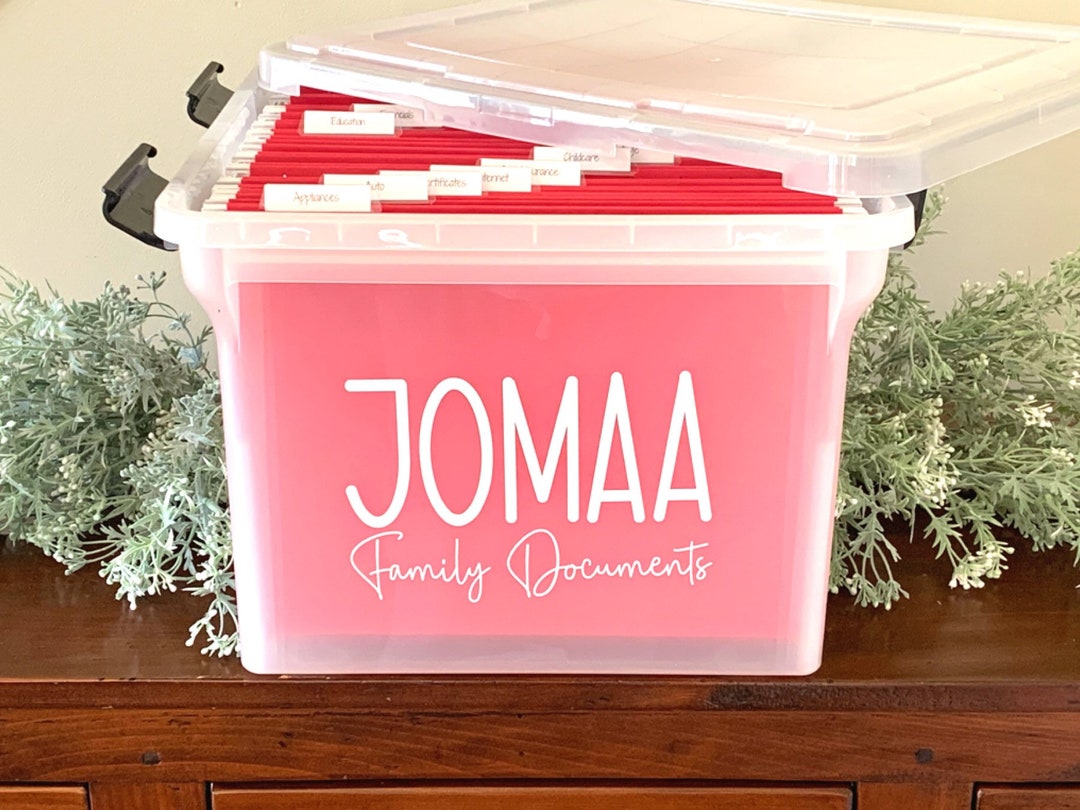 Important Document Organizer , Home Documents File Box , Household ...