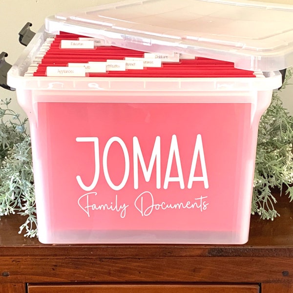 Family Documents Organizer - Etsy