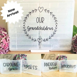 Grandparents Memory Box, Christmas Gift for Family, Photo Holder ...