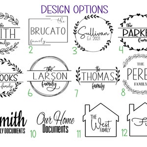 Household Filing System , Home Documents File Box , Important Document ...