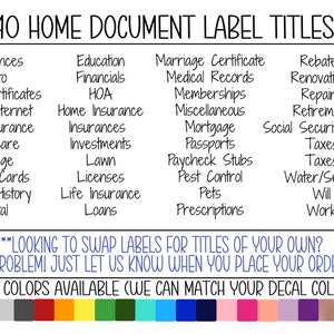 House Warming Gifts New Home , Home Filing System , Home Documents File ...