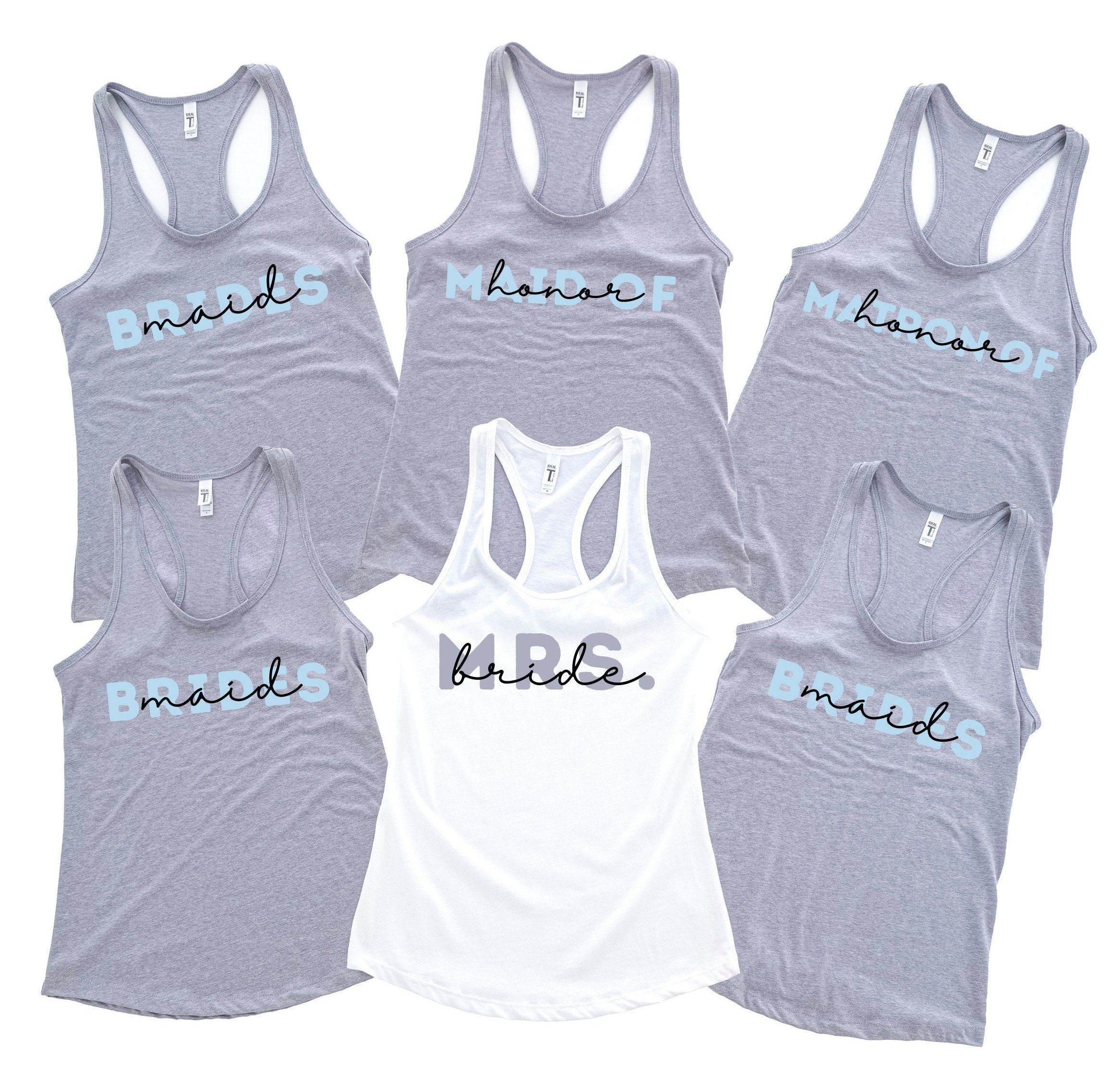 Mrs. Tanks, Bridal Party Tanks, Bachelorette Party Tanks, Bride to Be ...