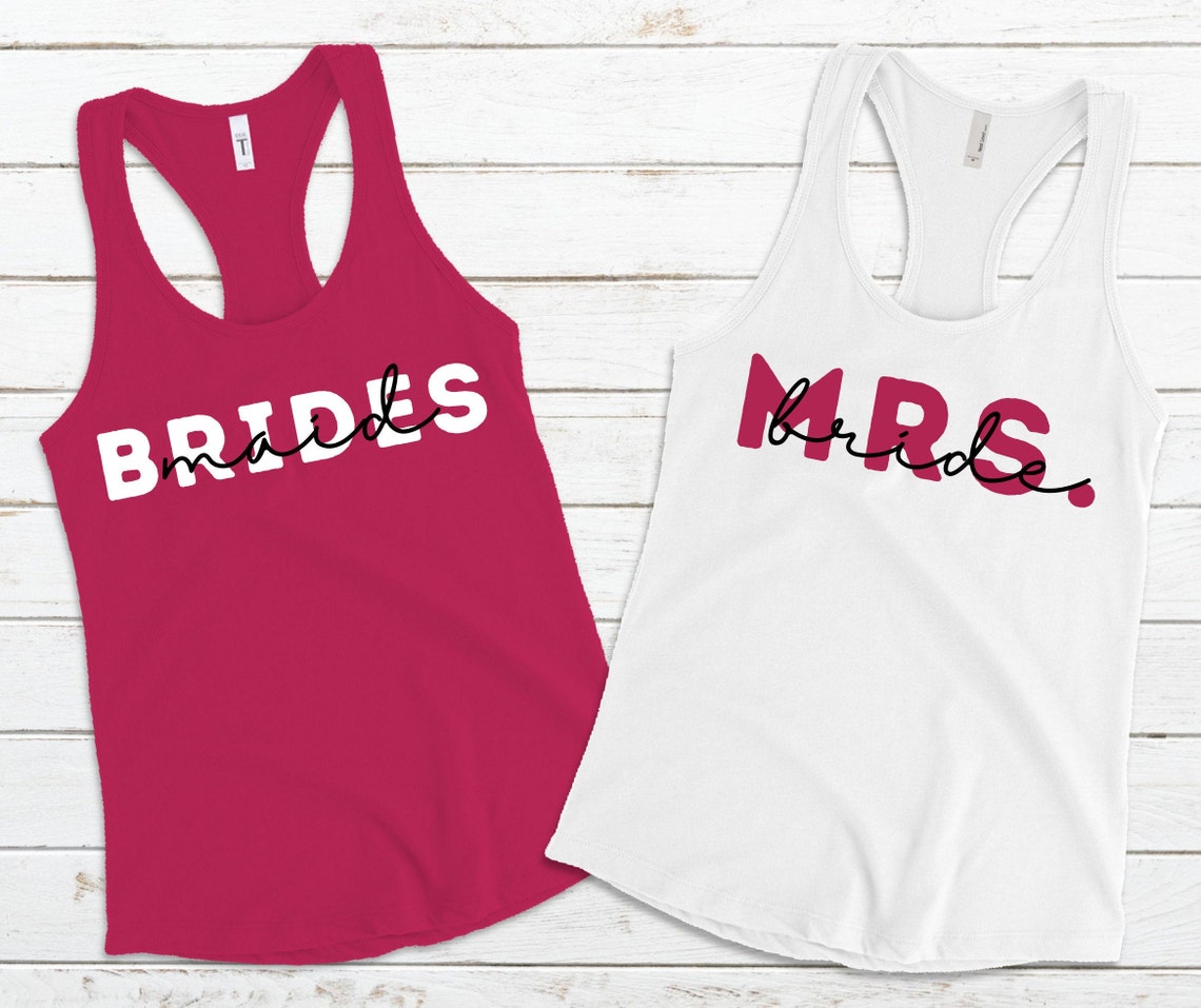Mrs. Tanks, Bridal Party Tanks, Bachelorette Party Tanks, Bride to Be ...