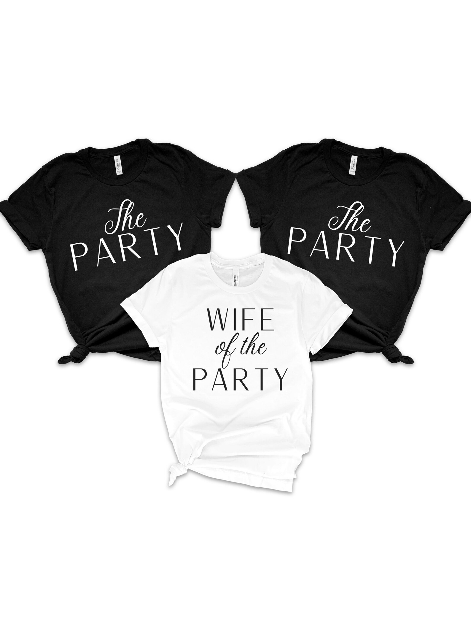 Wife Of The Party Tees Bachelorette Party Tees Bridal Party Etsy