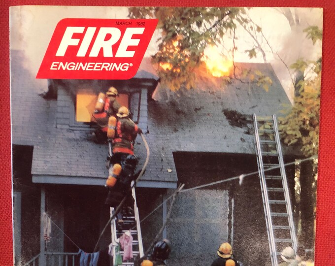 Fire Engineering Magazine March 1982 - Etsy