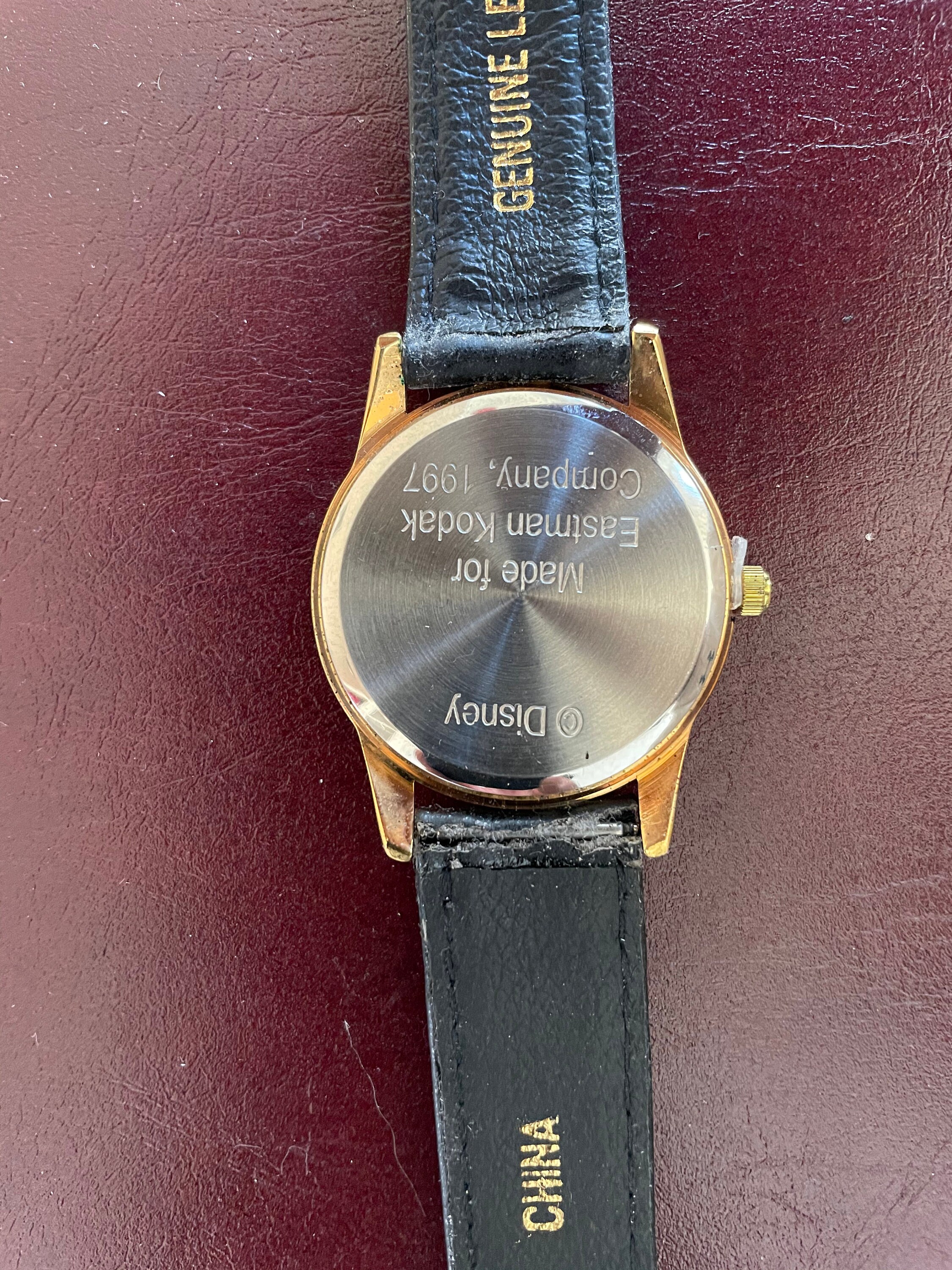 Disney Watch Kodak 25th Anniversary Genuine Leather Band Collectible ...
