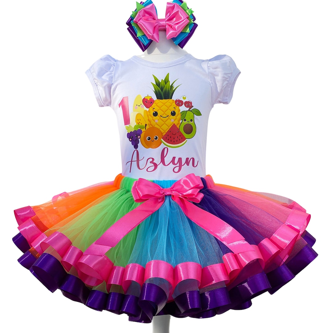 Fruit Girls Baby Birthday Outfit-fruit Tutu Set-fruit Birthday Party ...