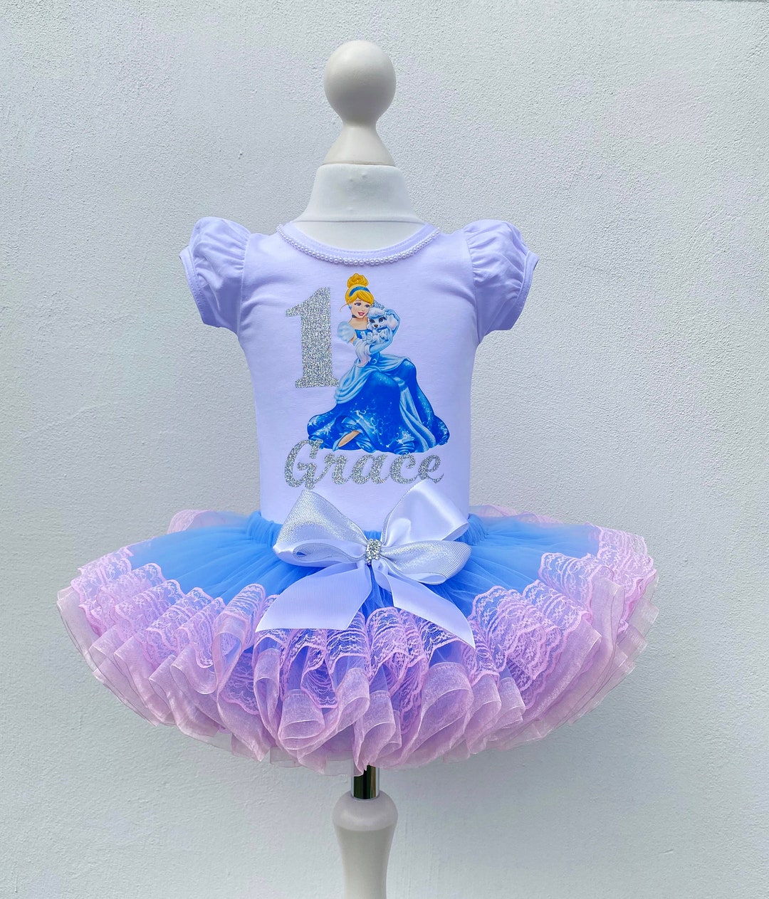 Personalized Princess Birthday Tutu Outfit: Girls Party Dress - Etsy
