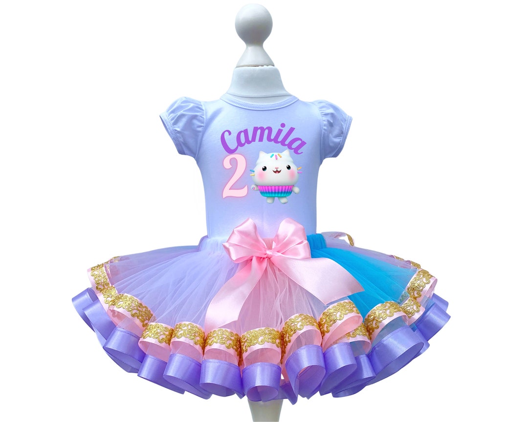 Gabby Birthday Outfit-gabby Girl Tutu Set-cakey Cat Birthday - Etsy