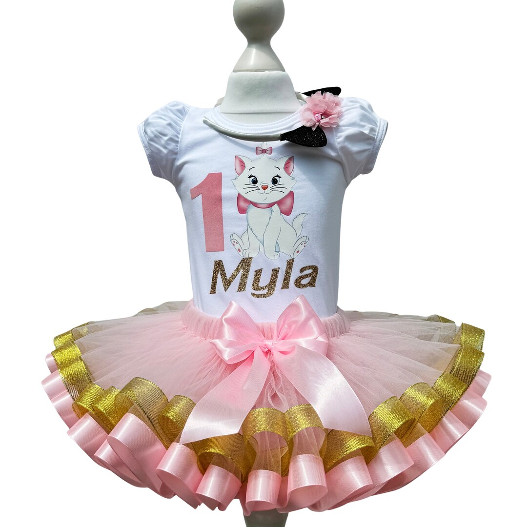 Cat Marie Birthday Outfit: Personalized Tutu Set - Etsy