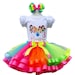 Princess Girls Birthday Outfit-princess Girls Tutu Set-princess ...
