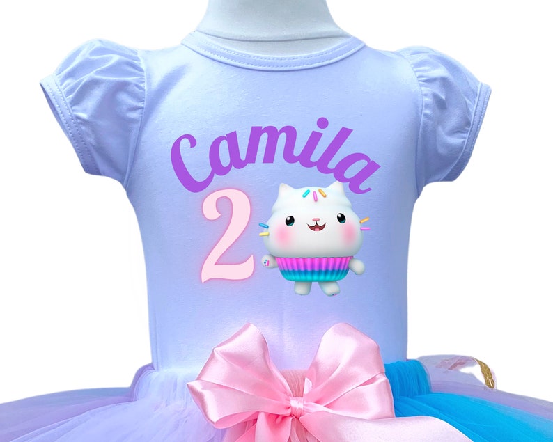 Gabby Birthday Outfit-gabby Girl Tutu Set-cakey Cat Birthday - Etsy