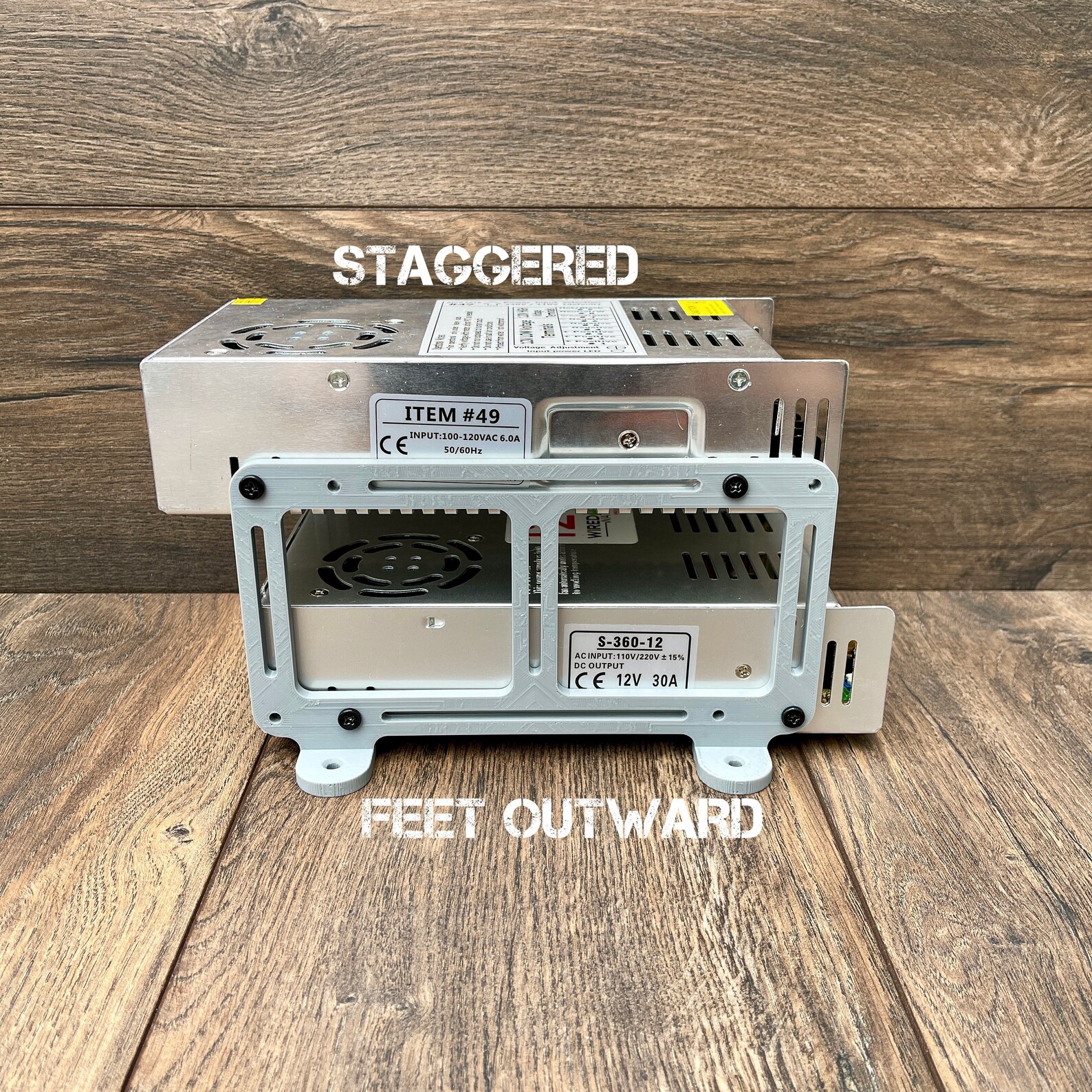 Stacked or Staggered PSU Controller Mounting Bracket Pair | Etsy