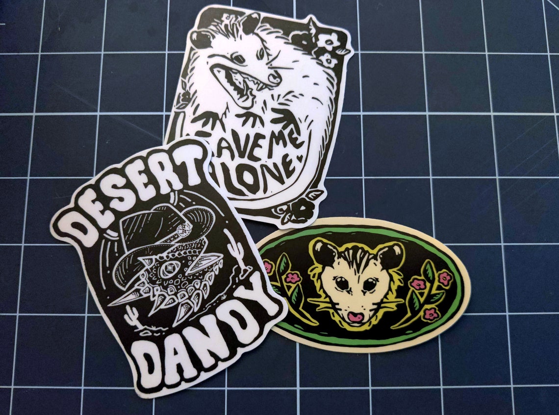 Desert Dandy Horned Lizard Sticker Waterproof Vinyl PVC - Etsy