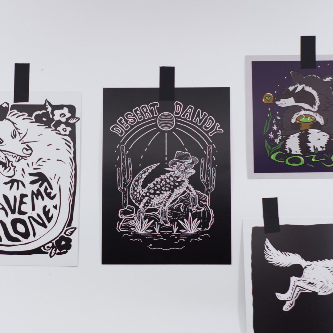 Horned Lizard Print - Desert Dandy - Just a Fashionable Little Guy ...