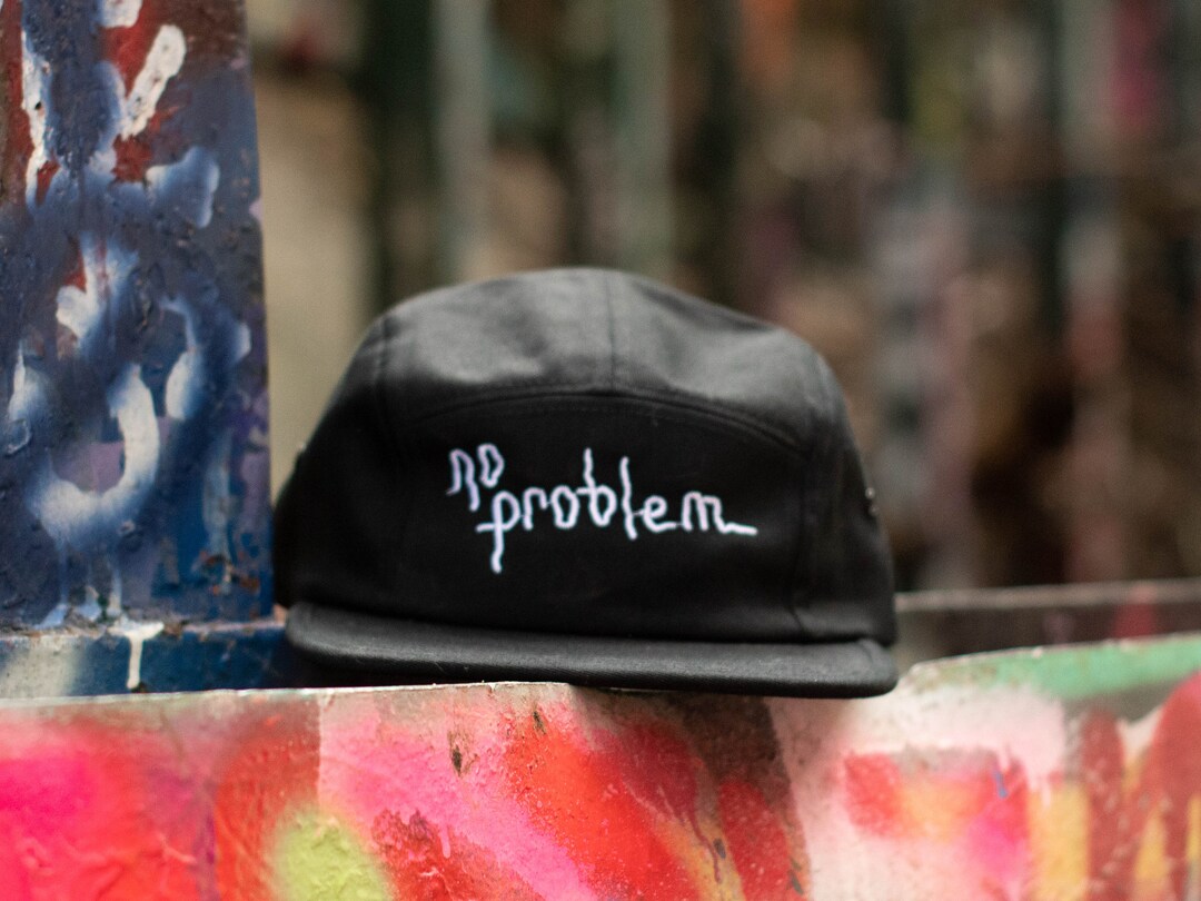5 Panel Cap With Embroidered no Problem Design - Etsy
