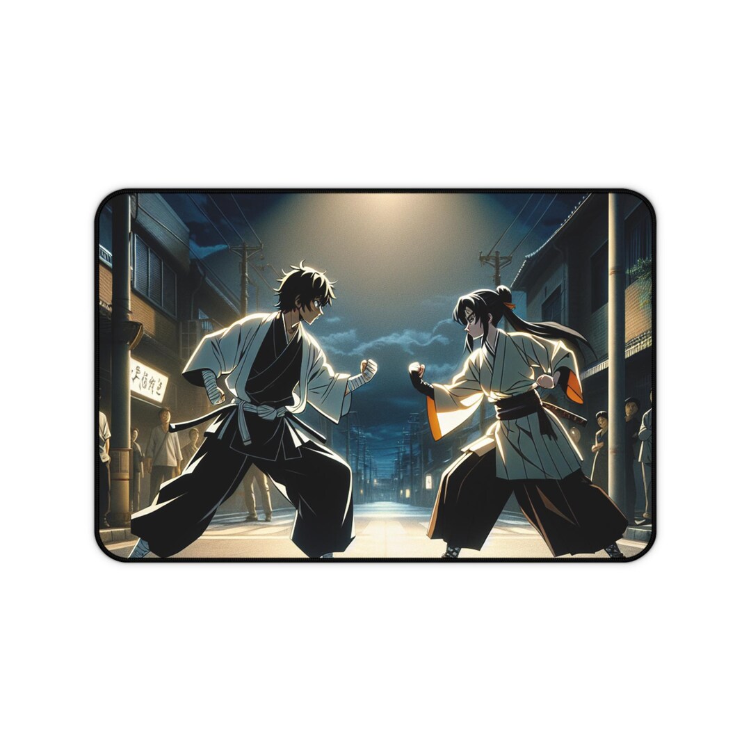 Desk Mat - Fight Scene (anime) - Etsy
