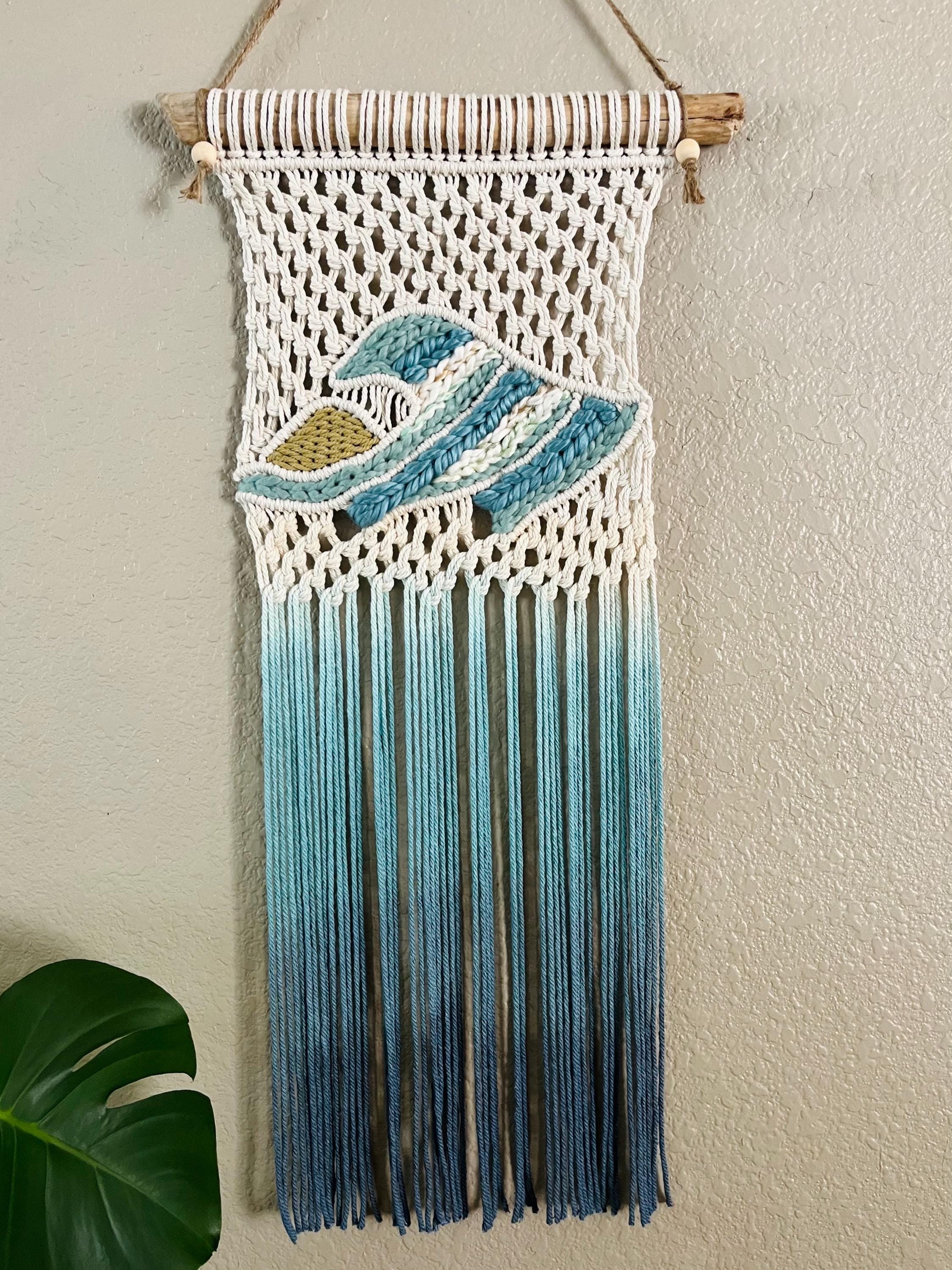 Ombré Wave Macrame Wall Hanging - Etsy