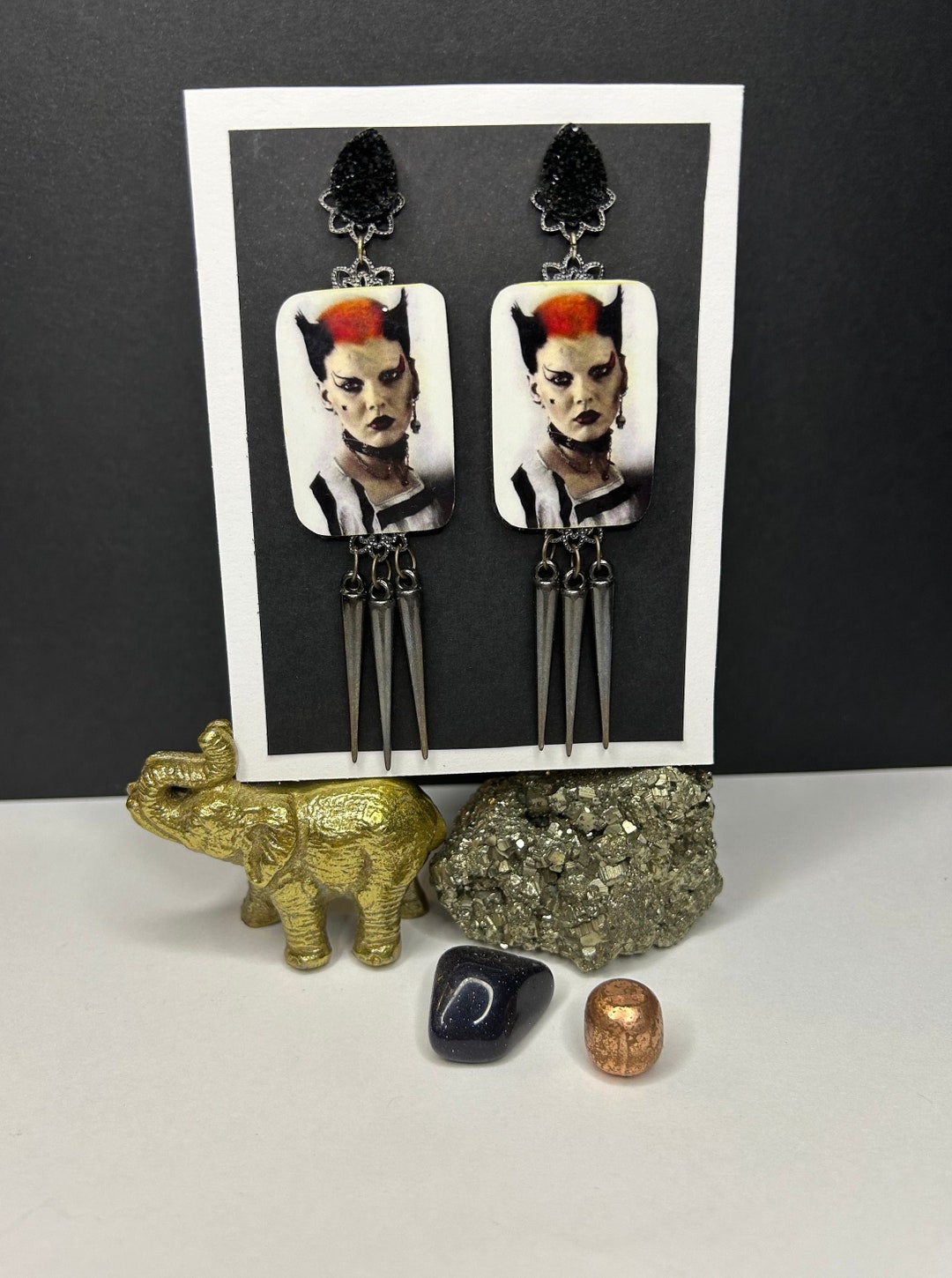Soo Catwoman Earrings - Etsy