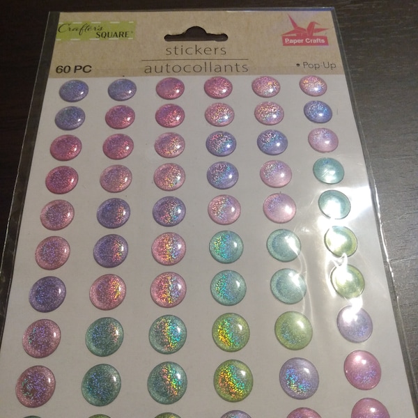 Crafter’s Square Pop up Dot Stickers - Etsy