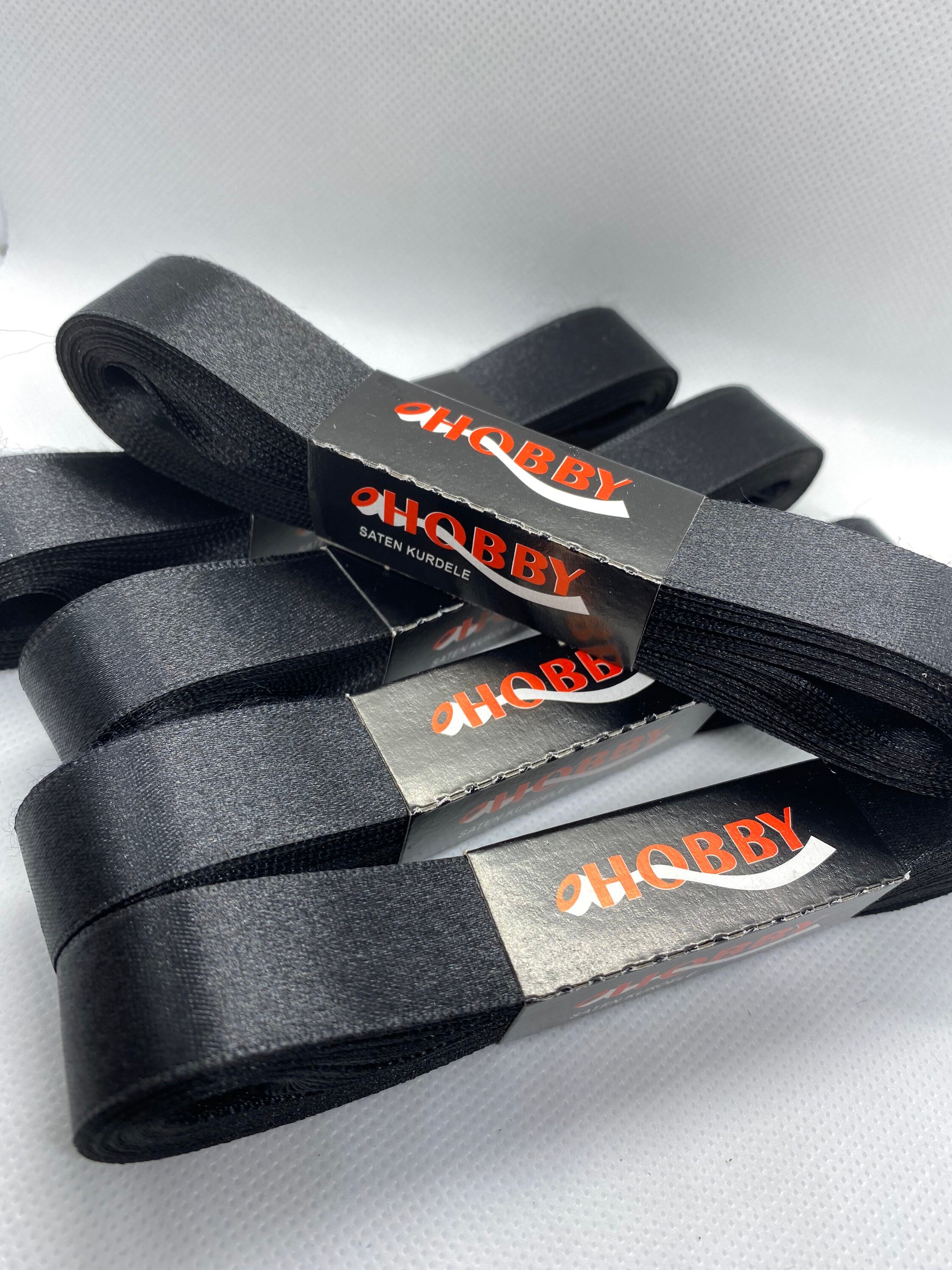 7/8 Inch BLACK 20mm 100% POLYESTER Double Faced Satin Ribbon - Etsy Norway