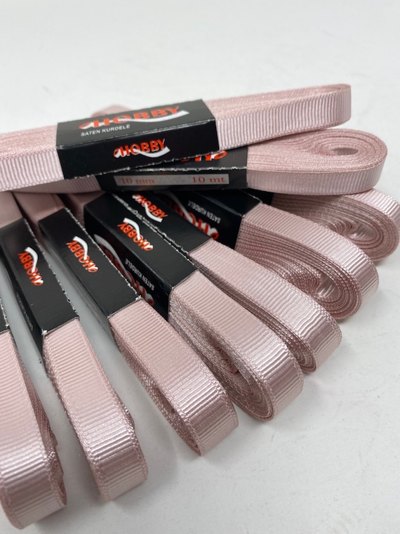 3/8 Inch 10mm GROSGRAIN Ribbon more than 10 yards POWDER | Etsy