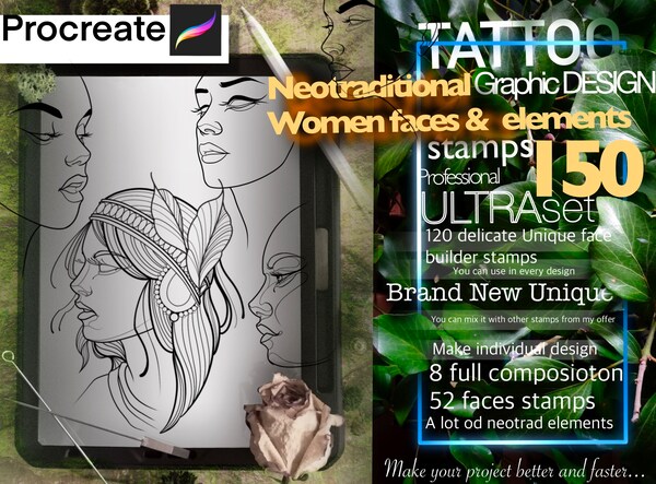 Procreate Snakes Vol. 2 Procreate Stamps Tattoo Flash Procreate Flash Procreate Tattoo Tattoo ...