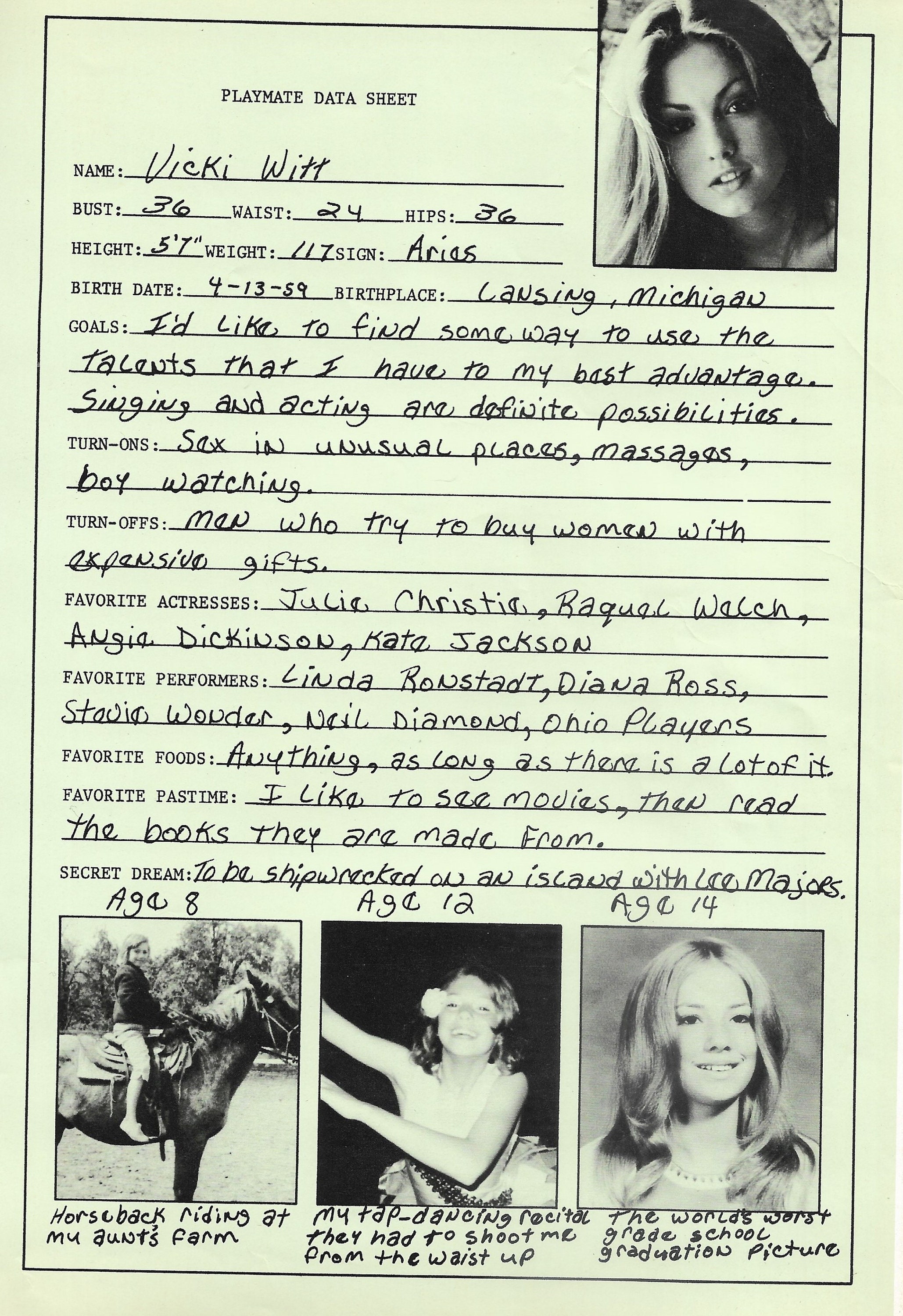 Vintage 1978 August Playboy Ted Turner Interview Vicki Witt - Etsy