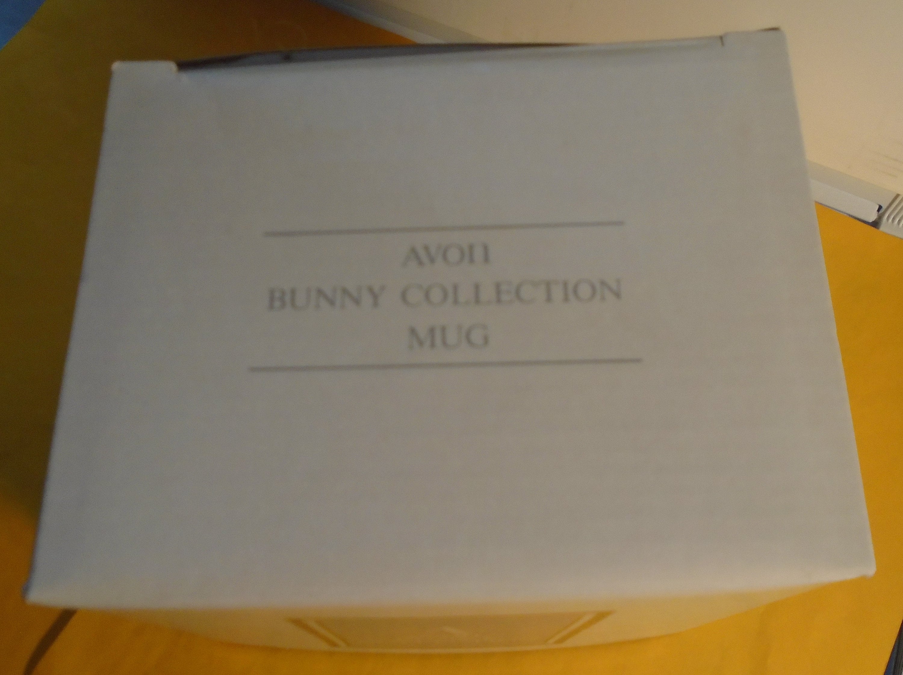 Avon Bunny Collection Mug NEW in BOX Vintage 1990's MINT Condition Cd ...