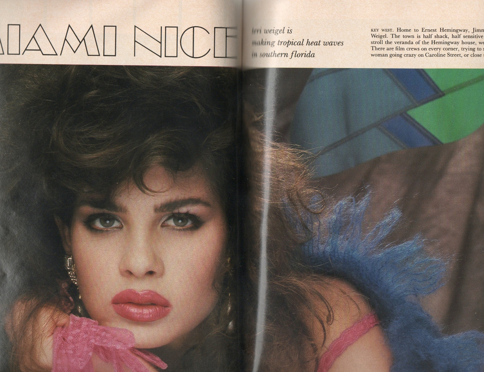 Vintage 1986 April Playboy Teri Weigel Centerfold Jeffrey - Etsy