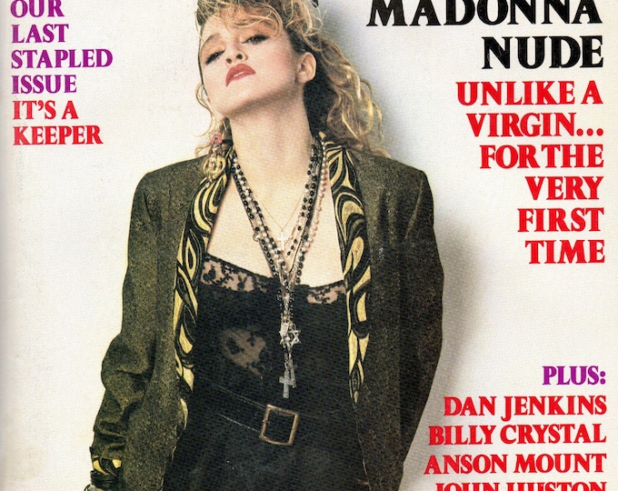 Vintage 1985 Playboy September Madonna Cover & Pictorial Venice Kong ...