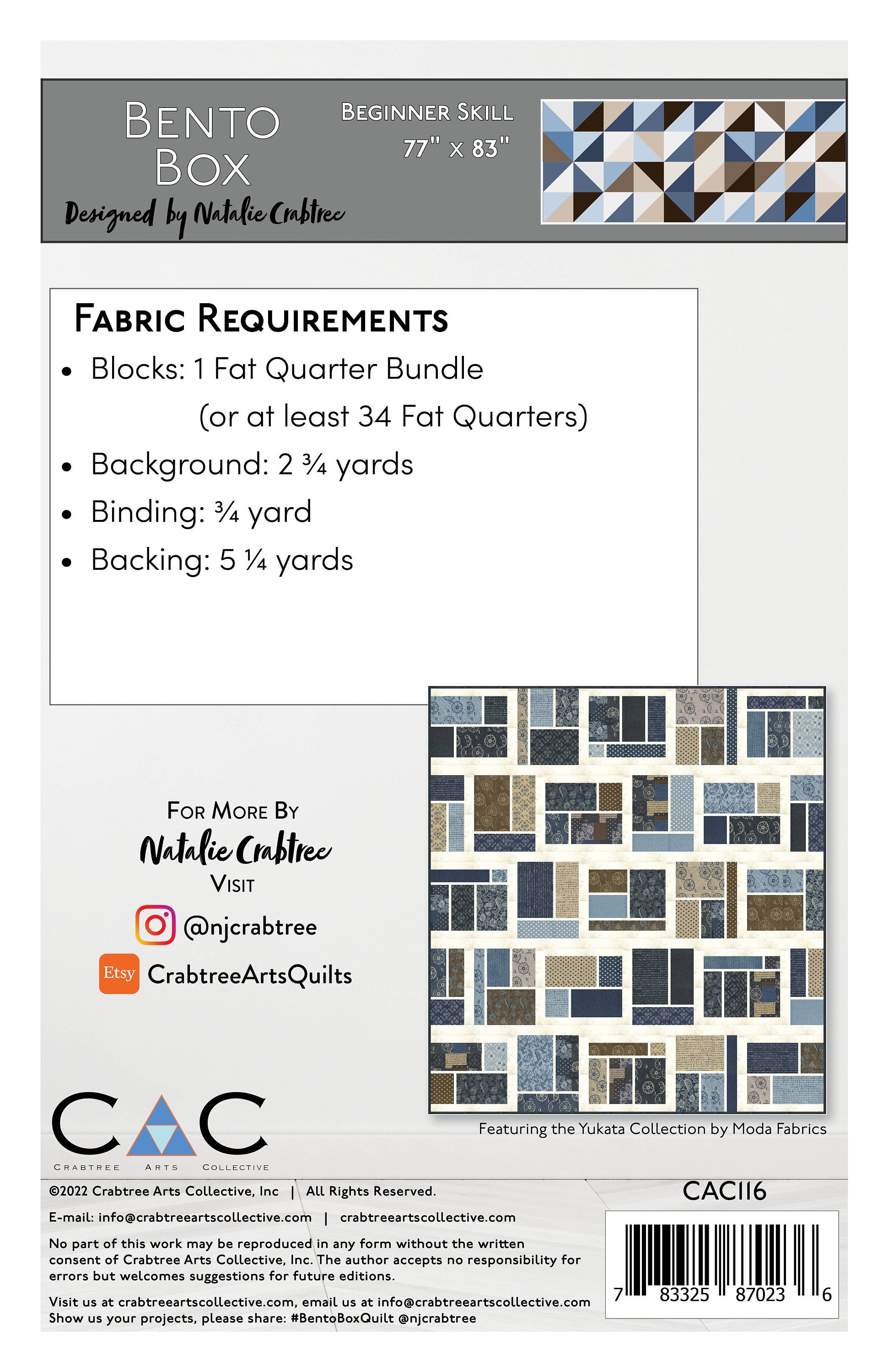 Bento Box PDF Quilt Pattern - Etsy