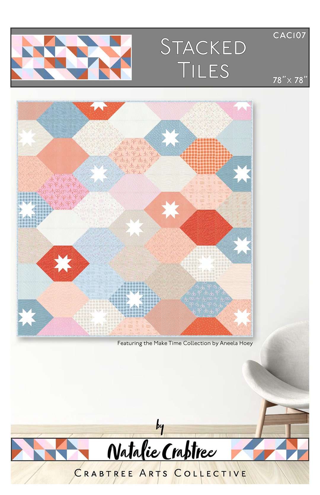 Stacked Tiles PDF Quilt Pattern - Etsy