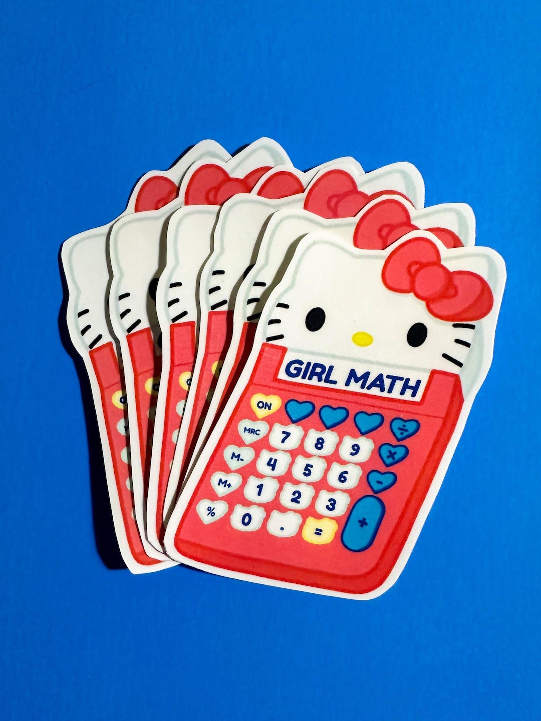Girl Math Hello Kitty Sticker - Etsy