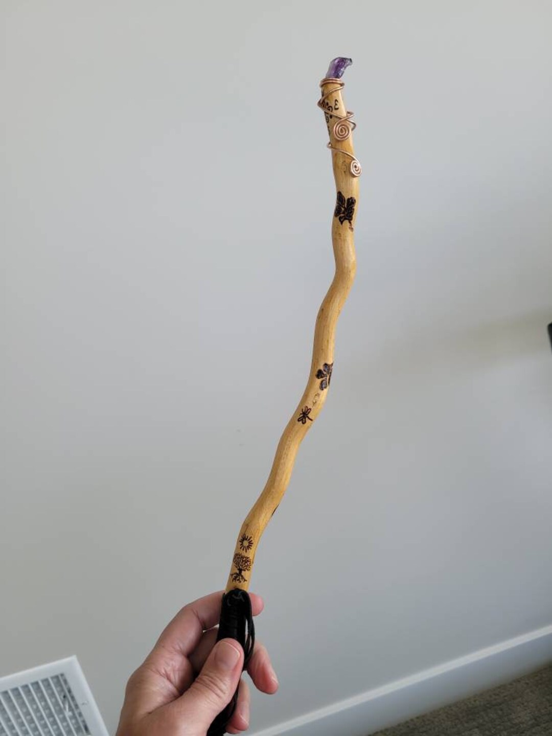 Natural Willow Wood Wand - Etsy